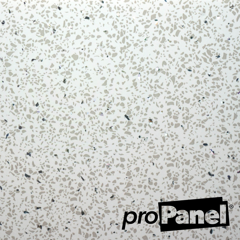 White Gloss Chrome V Groove Cladding 8mm - Cladding Store