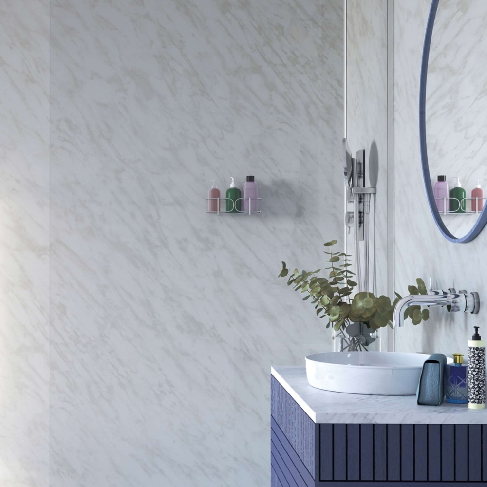 Ivory Marble Showerwall SW26 Waterproof Panels - Free Delivery*