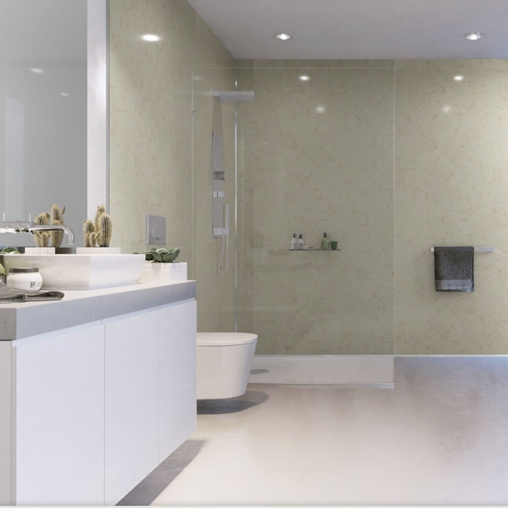 Pergamon Marble Showerwall SW30 Waterproof Panels - Free Delivery*