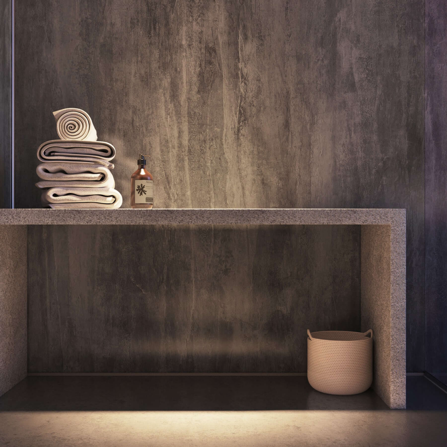 Blue Toned Stone Showerwall SW55 Waterproof Panels - Free Delivery*